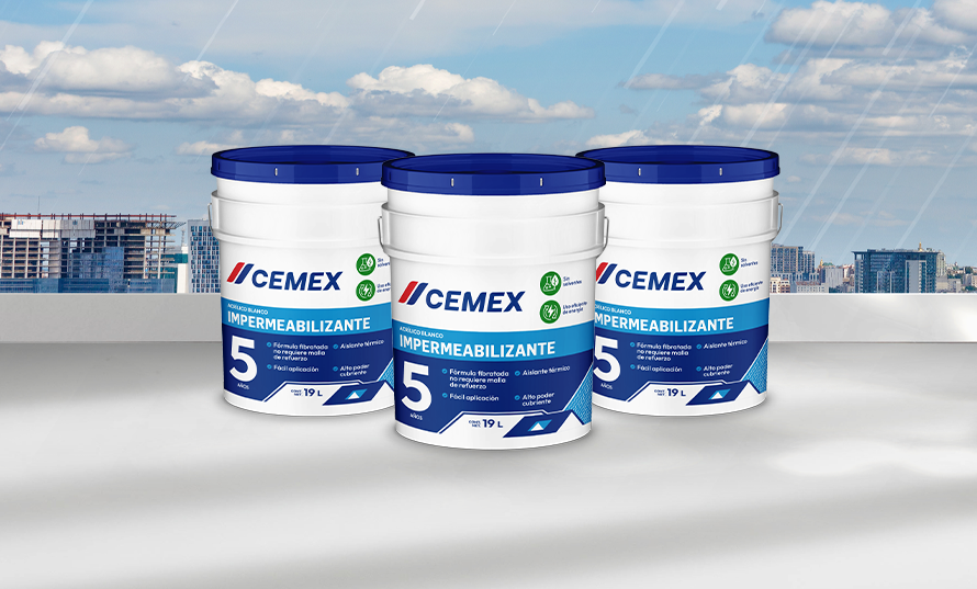 Cemex Impermeabilizante Acrílico Blanco | Cemex Mexico