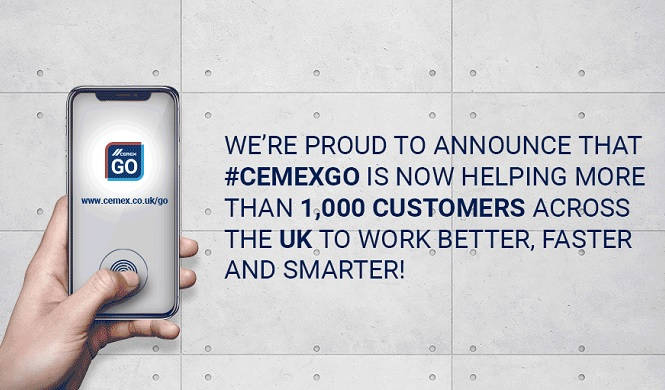CEMEX Go now Serving 1000 UK Customers | CEMEX UK